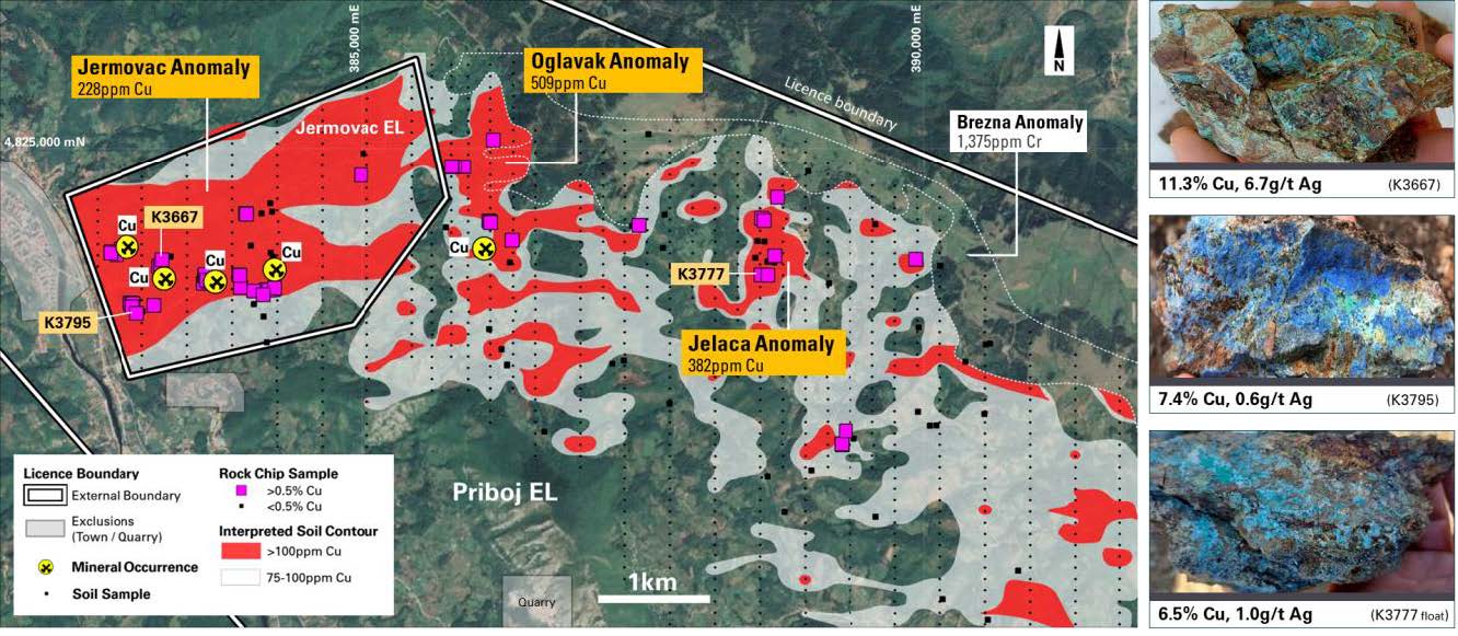 PRIBOJ COPPER-GOLD PROJECT – Middle Island