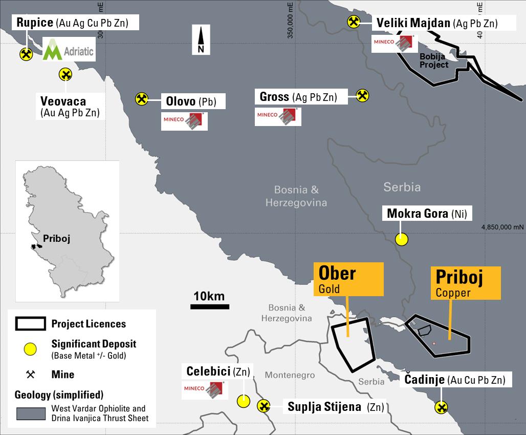 PRIBOJ COPPER-GOLD PROJECT – Middle Island